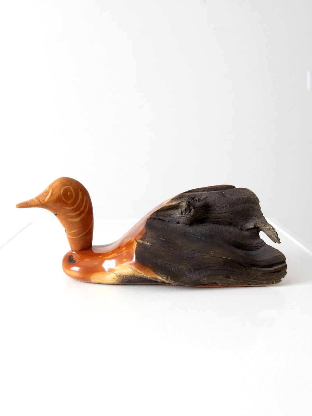 vintage rustic " fence post" duck decoy – 86 Vintage