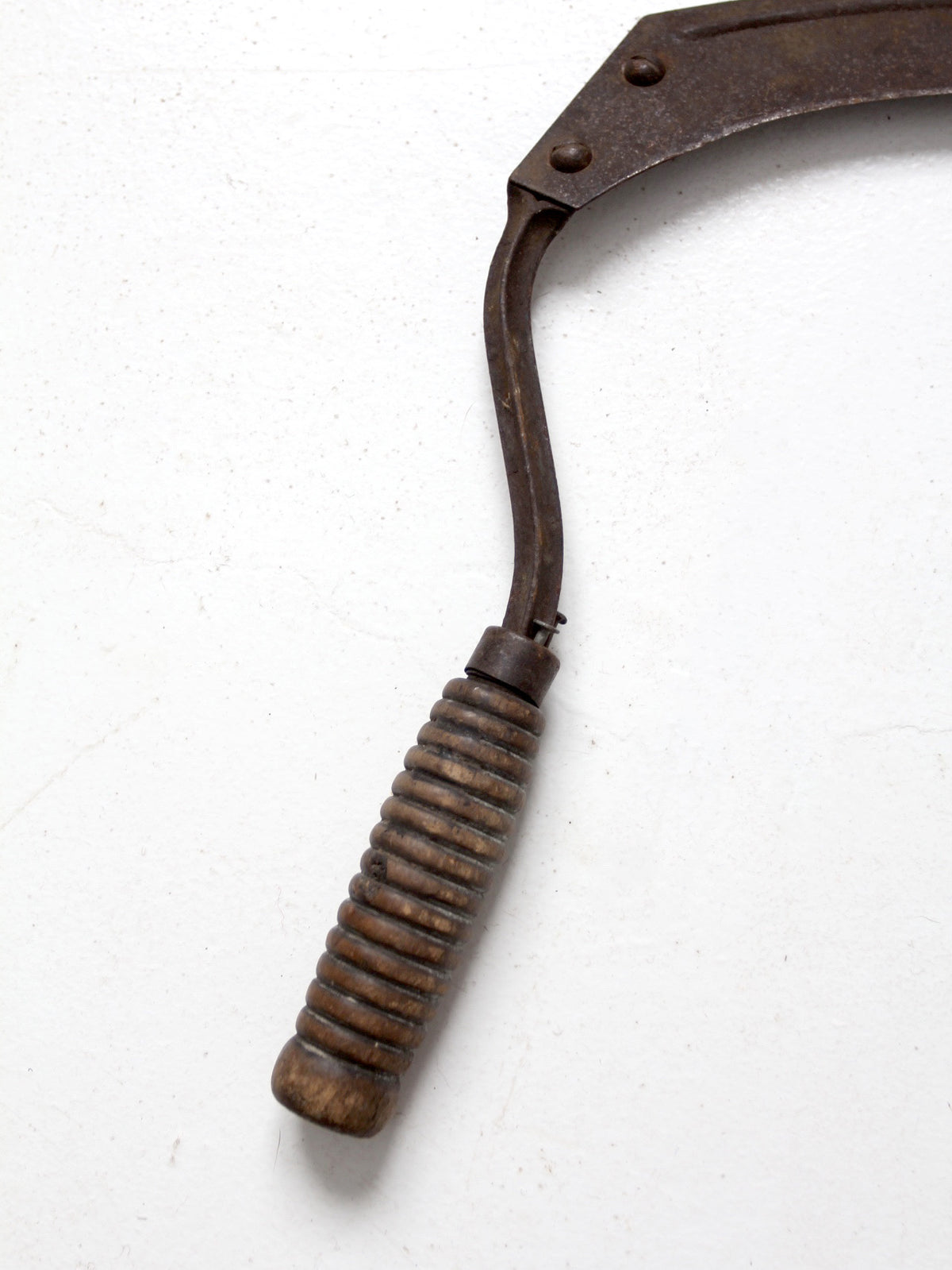 antique primitive sickle, rustic hand tool – 86 Vintage