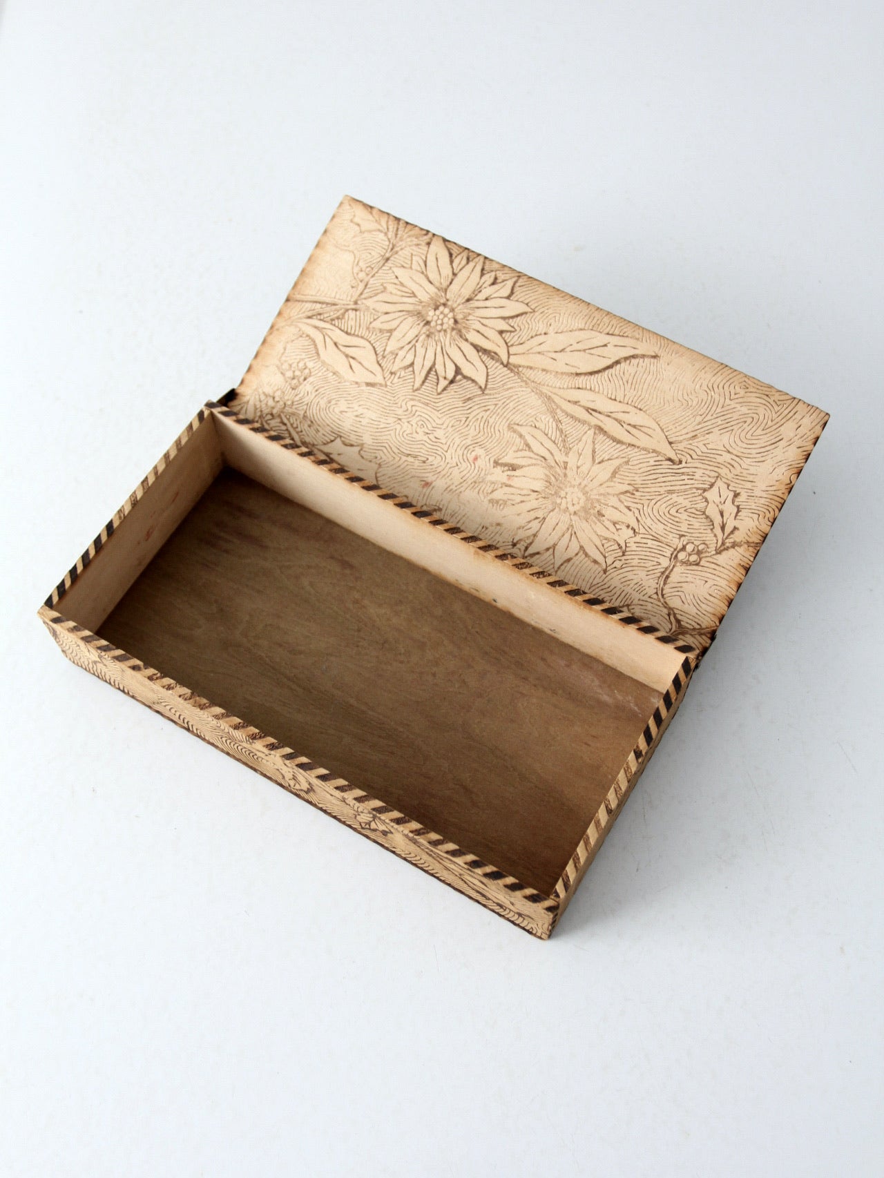 Victorian pyrography box – 86 Vintage