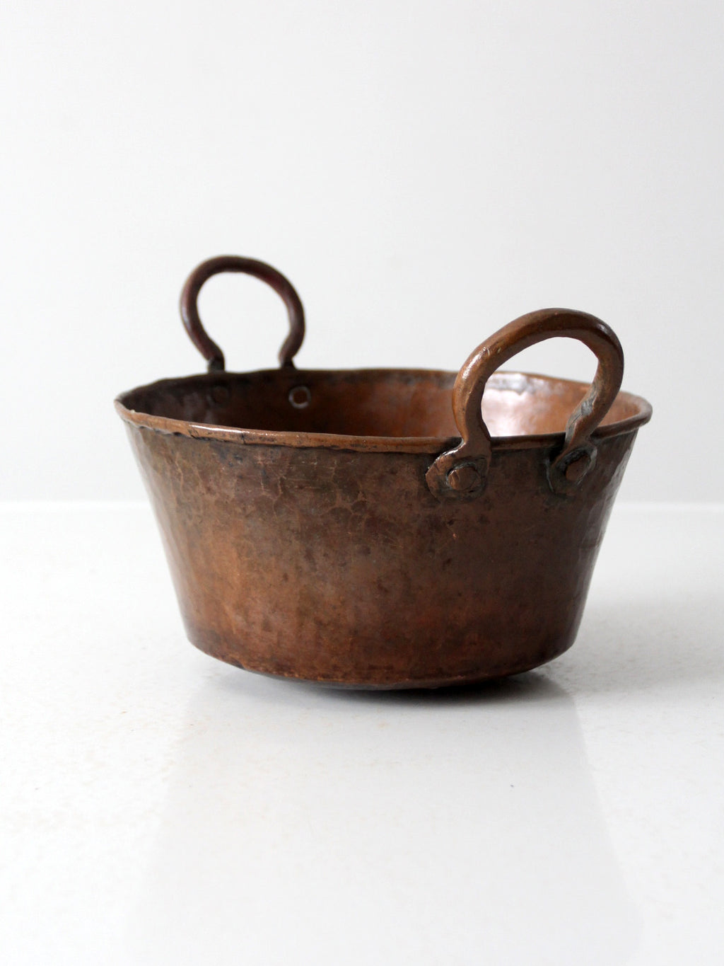 antique hammered copper kettle pot – 86 Vintage