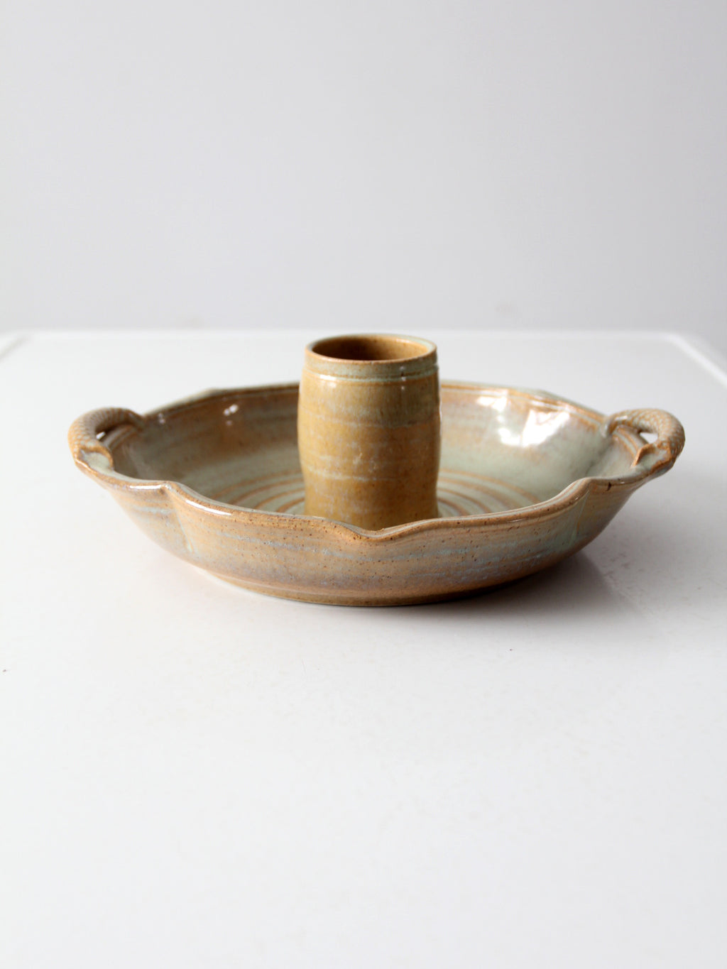 vintage studio pottery chicken roaster – 86 Vintage