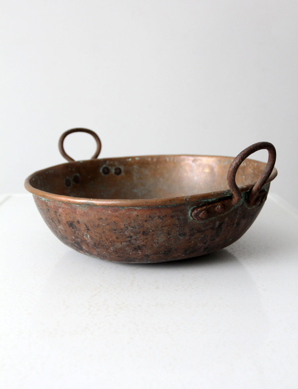 antique copper preserving pan – 86 Vintage