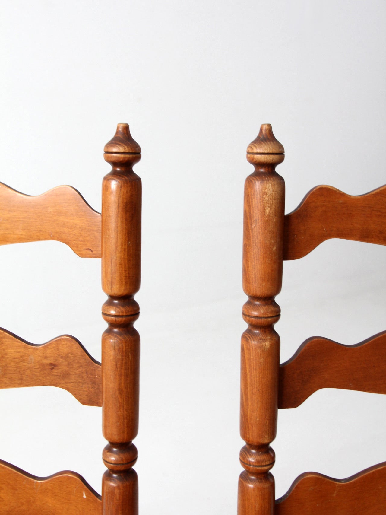 antique ladder back rush seat chairs – 86 Vintage