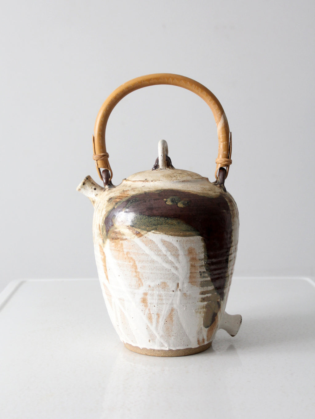 vintage Greg White studio pottery tea pot – 86 Vintage