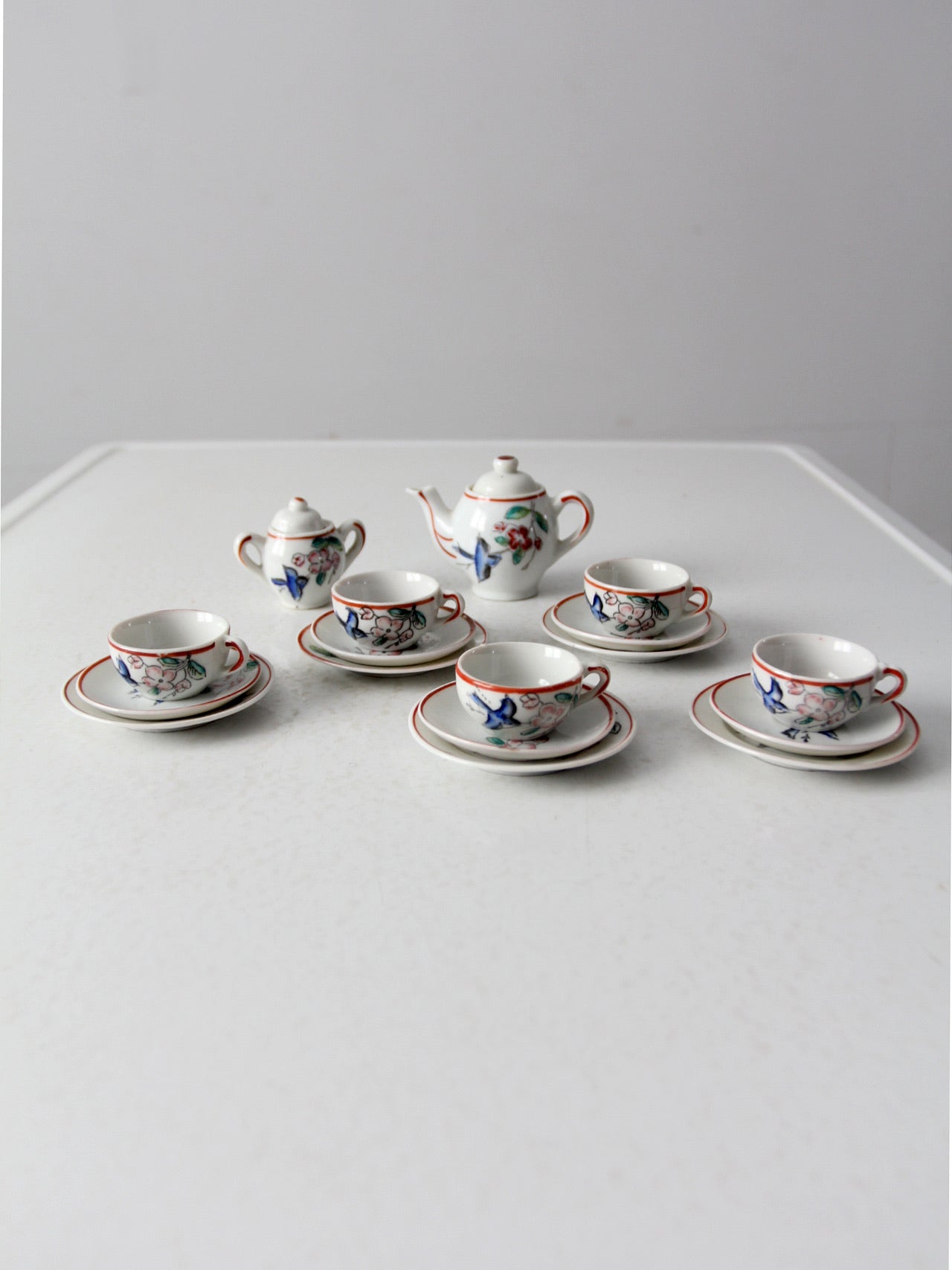 vintage Japanese miniature porcelain tea set – 86 Vintage