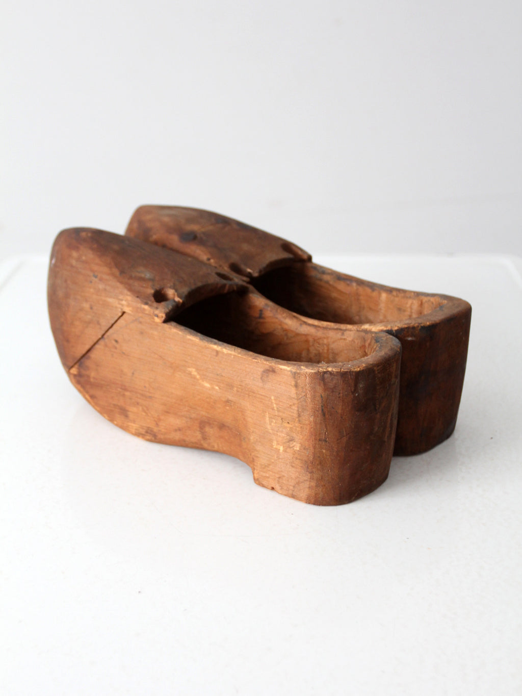 antique primitive wooden clogs – 86 Vintage