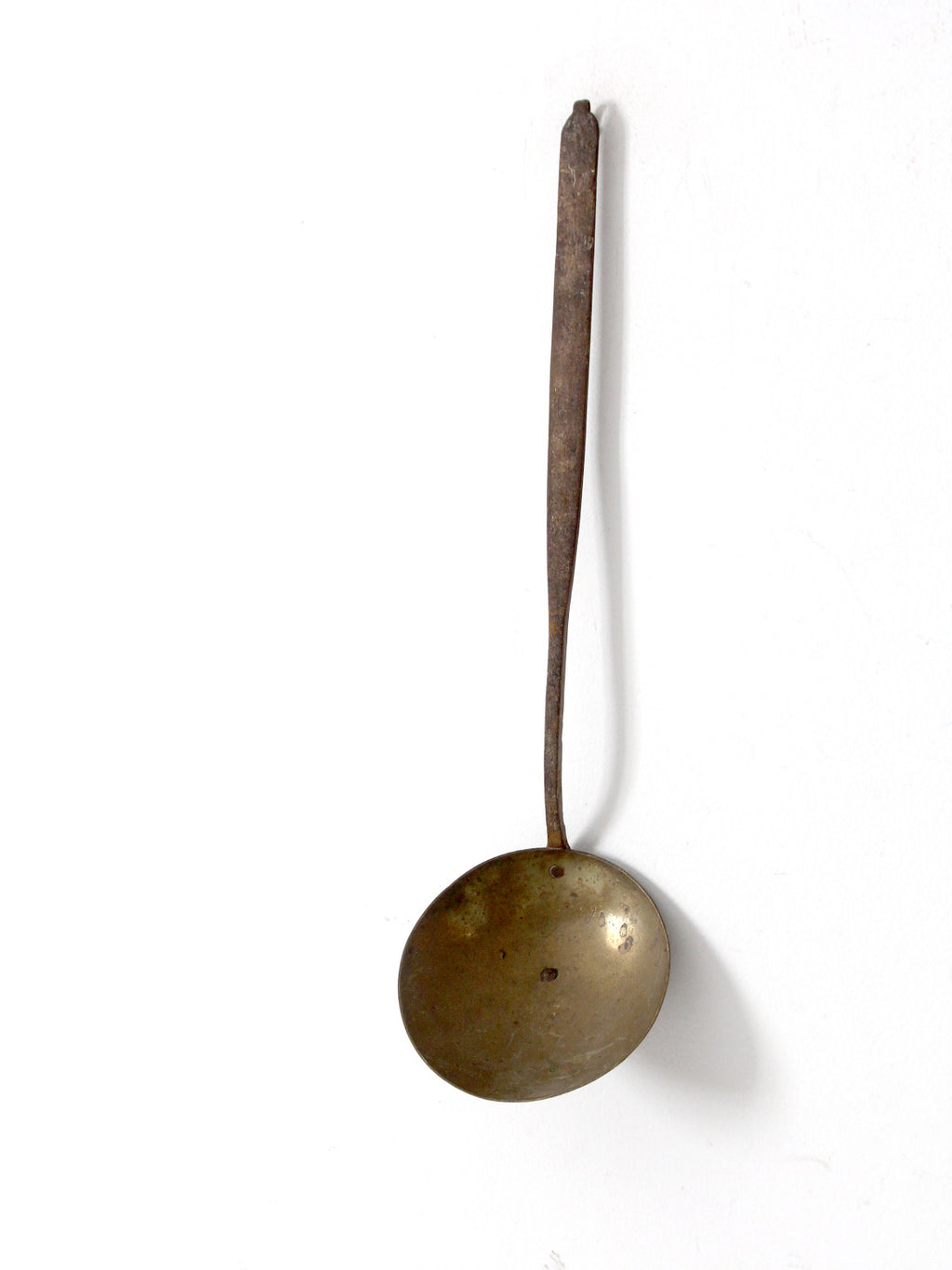 antique brass fireplace ladle – 86 Vintage