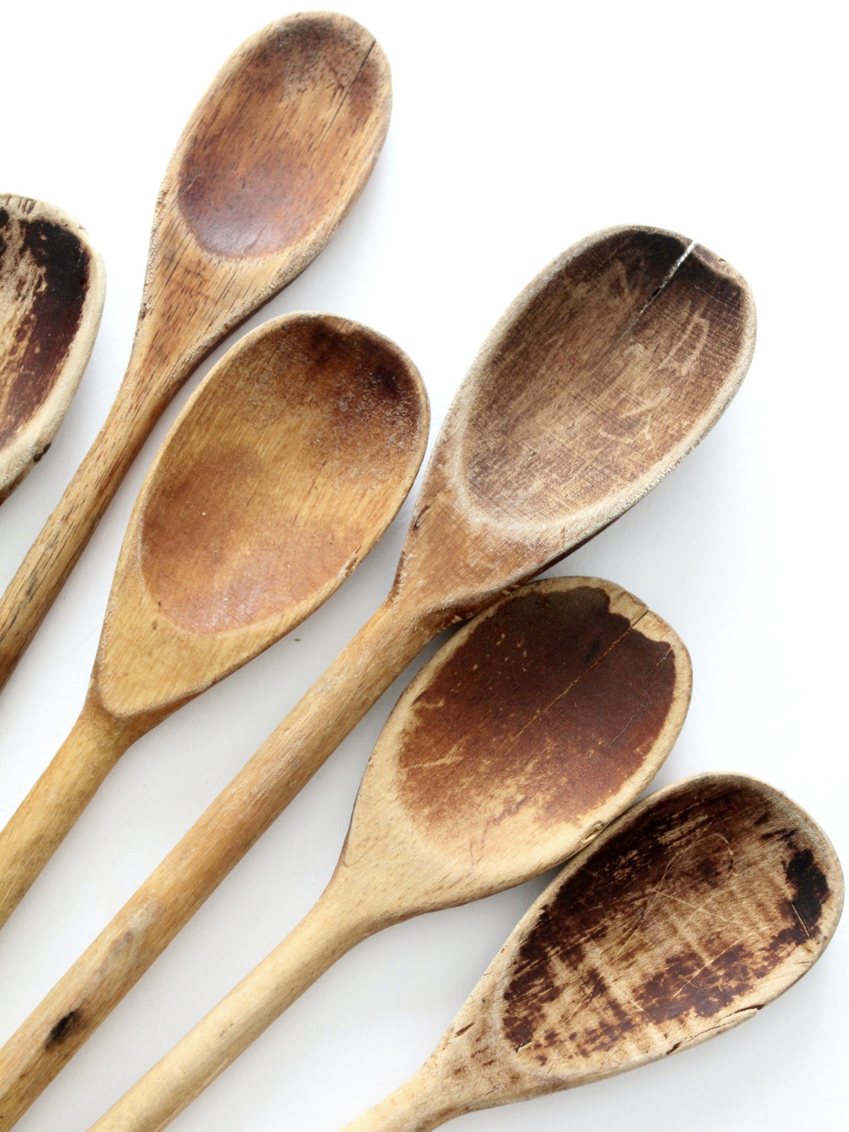 vintage wooden kitchen spoon collection – 86 Vintage
