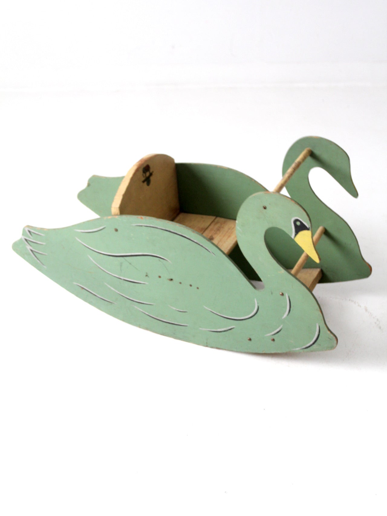 Antique swan rocker store