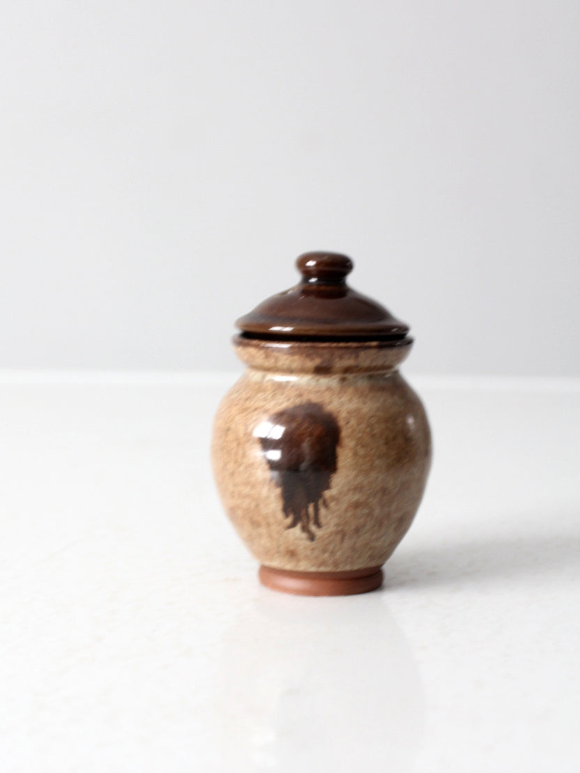 vintage studio pottery jar – 86 Vintage