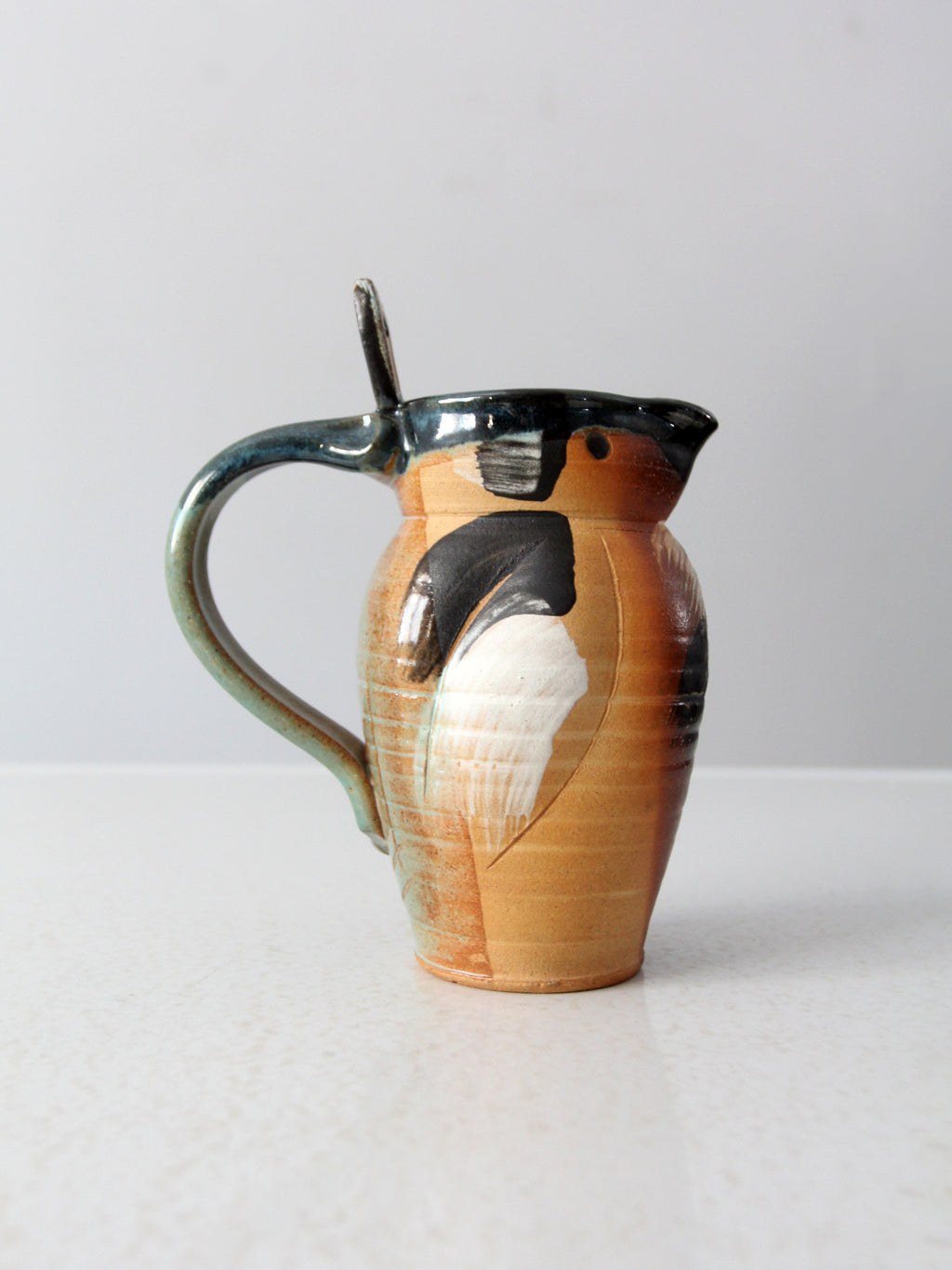 vintage Lee Segal studio pottery pitcher vase – 86 Vintage