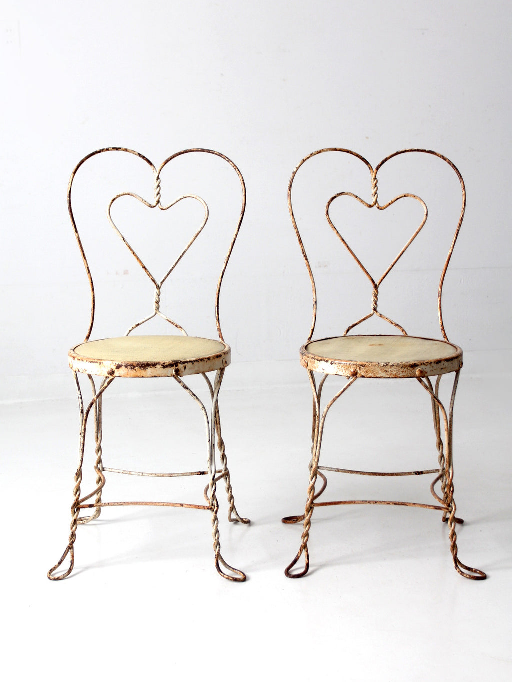 antique ice cream parlor chairs pair – 86 Vintage