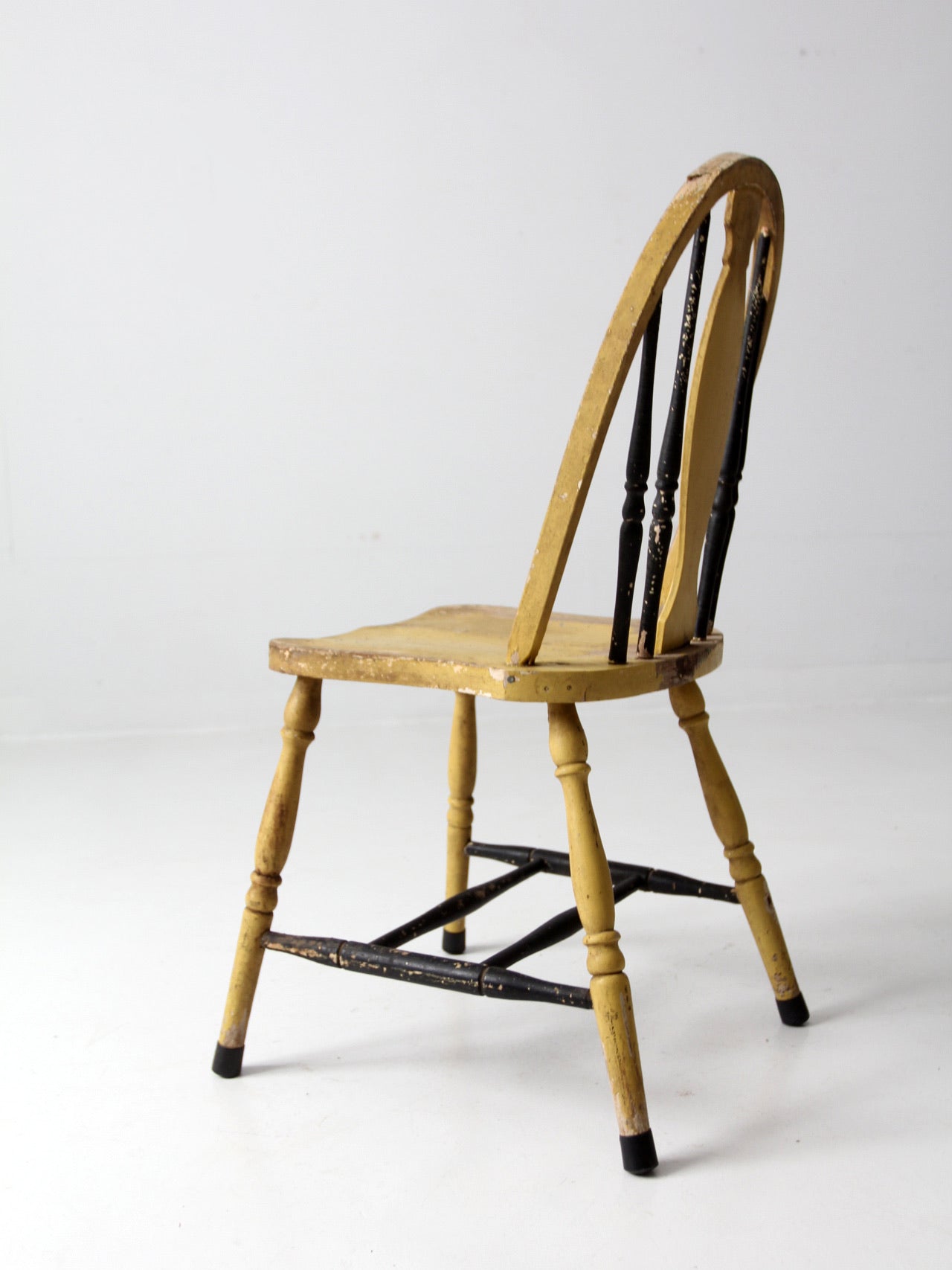 antique painted Windsor splat back chair – 86 Vintage
