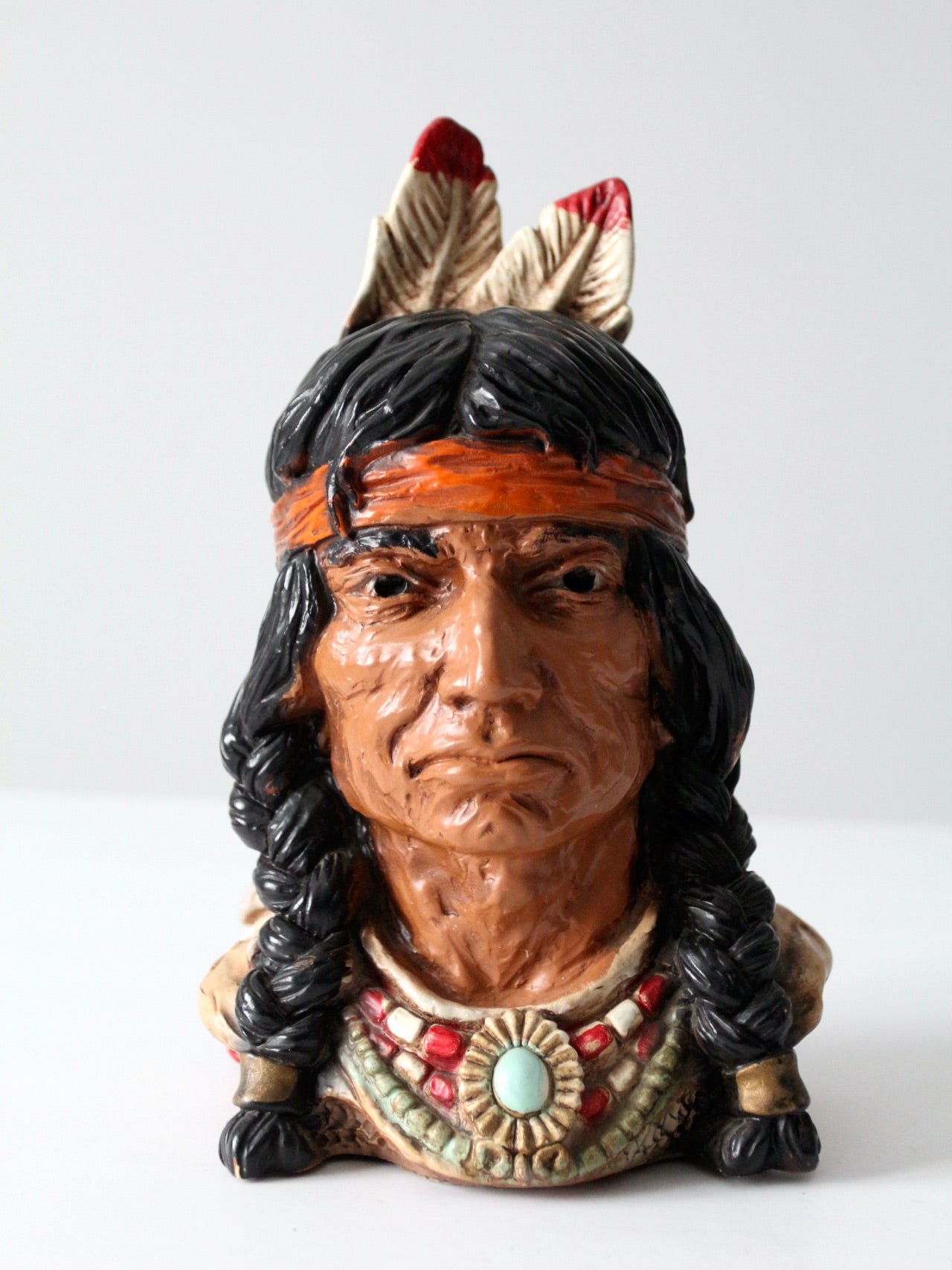 Indian bust circa 1966 – 86 Vintage