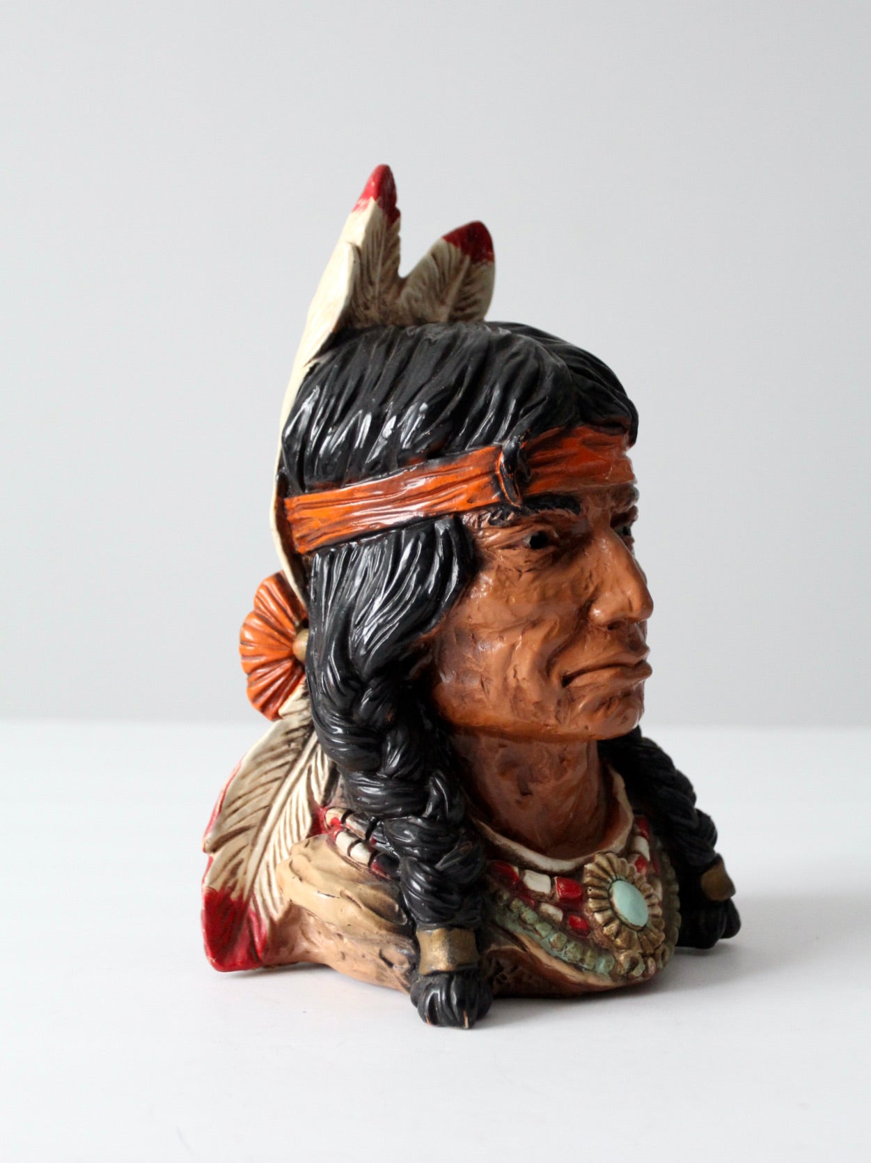 Indian bust circa 1966 – 86 Vintage