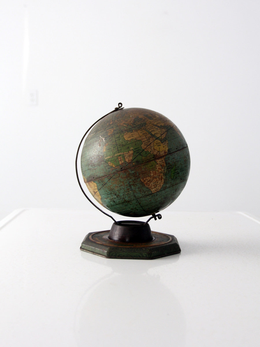 vintage 1930s J. Chein tin globe – 86 Vintage