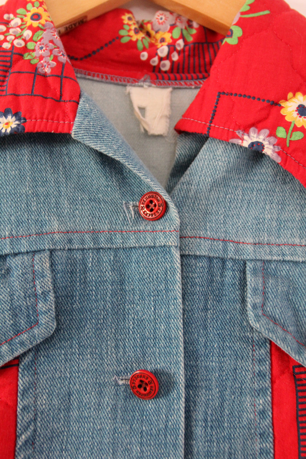 vintage 70s patchwork denim jacket – 86 Vintage