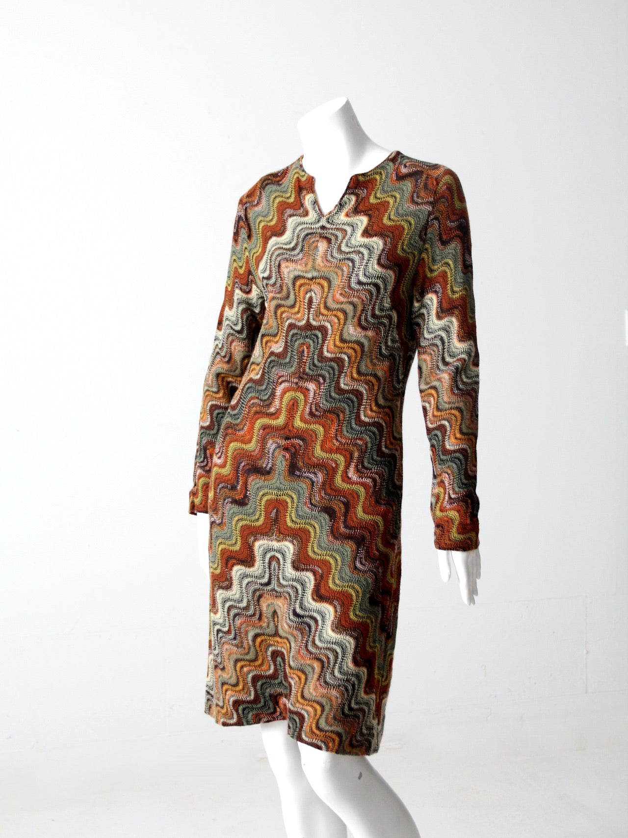 missoni pattern dress