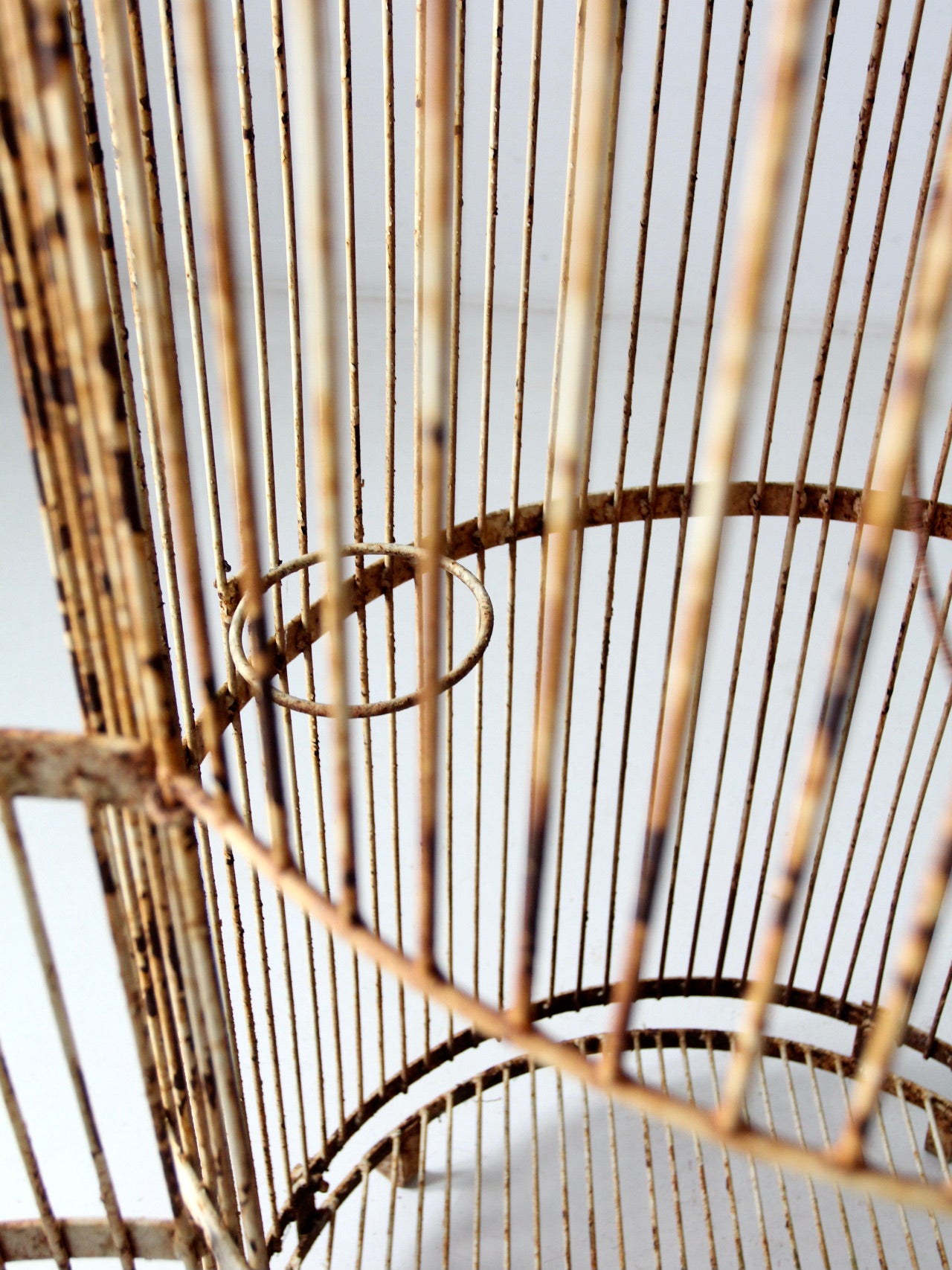 antique large iron bird cage – 86 Vintage