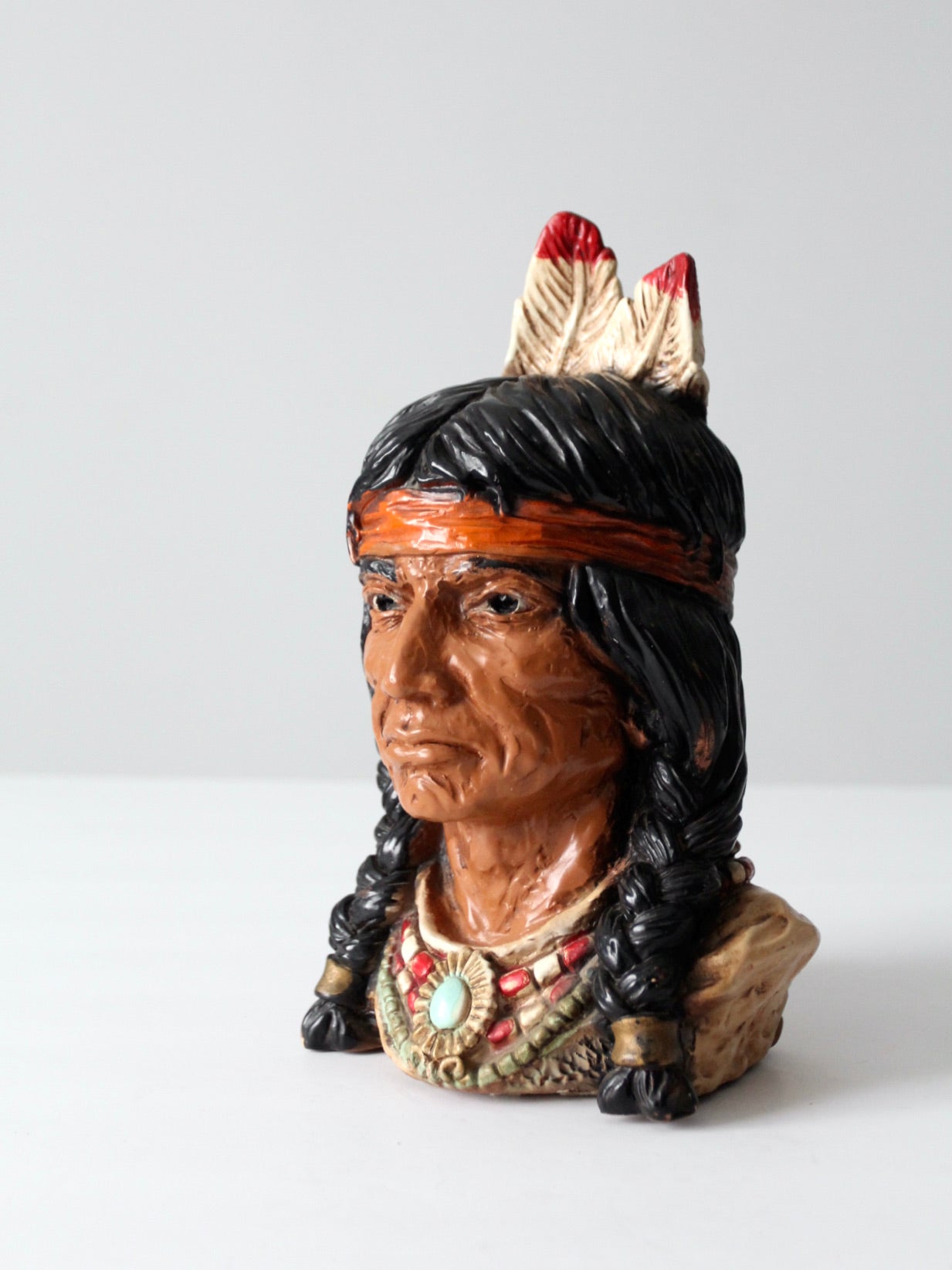 Indian bust circa 1966 – 86 Vintage