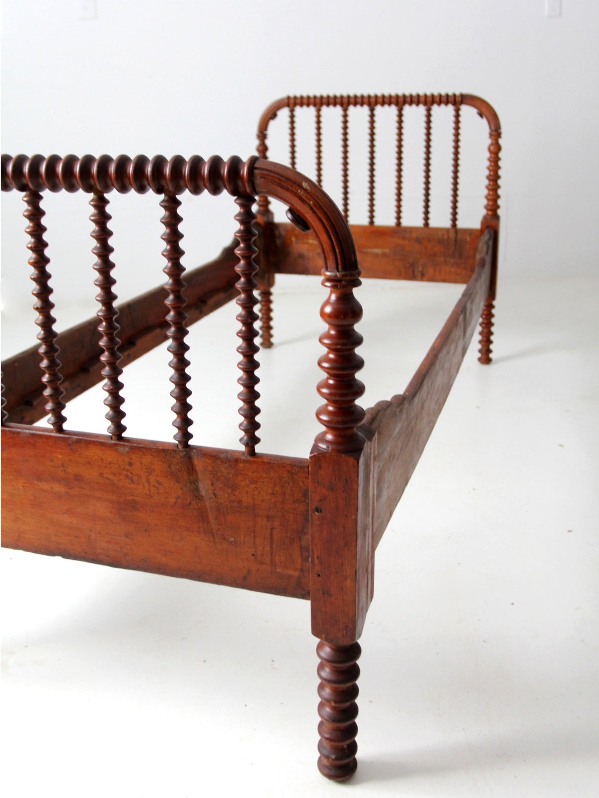 antique Jenny Lind style wood bed frame – 86 Vintage