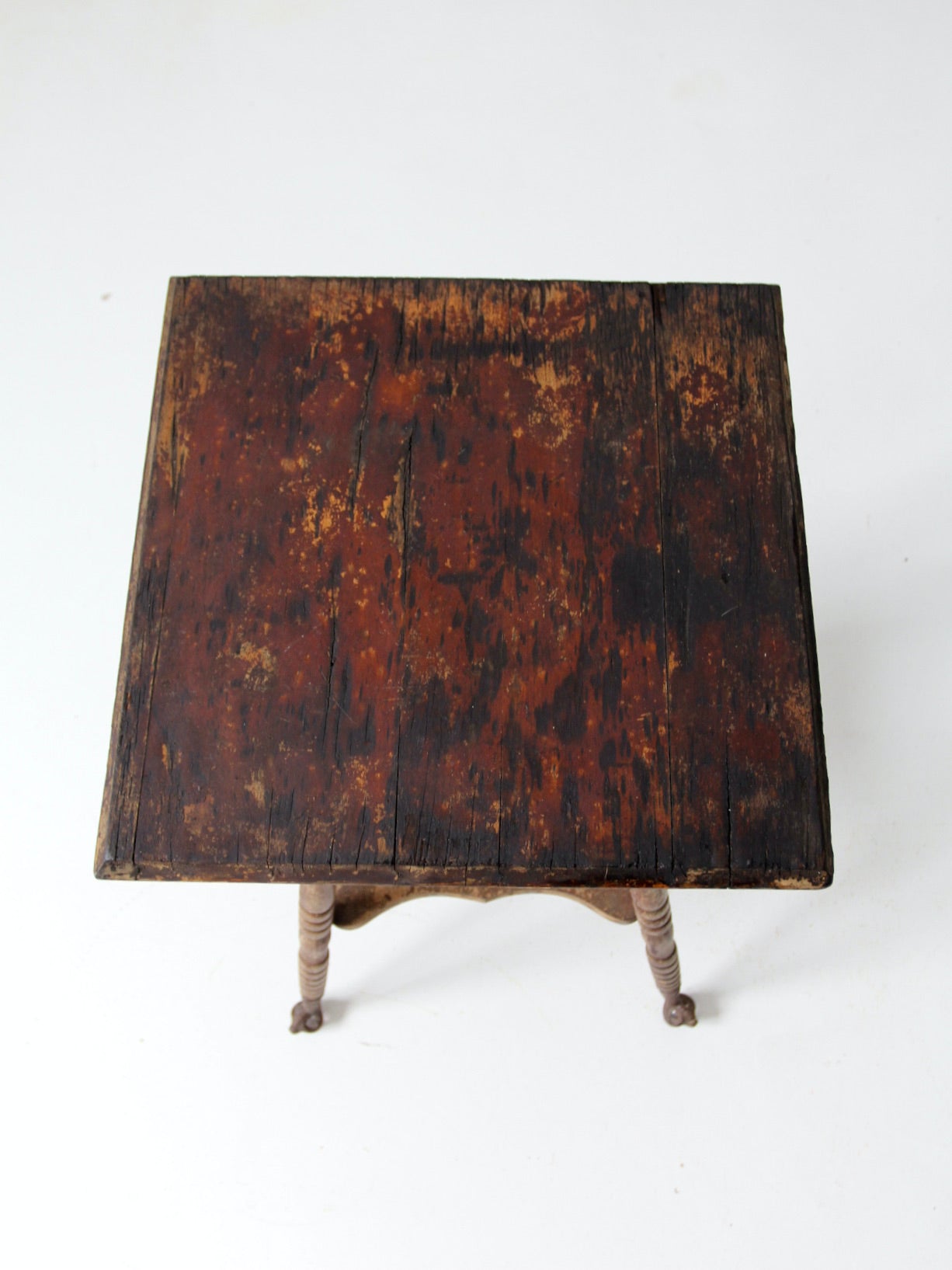 antique claw foot side table – 86 Vintage