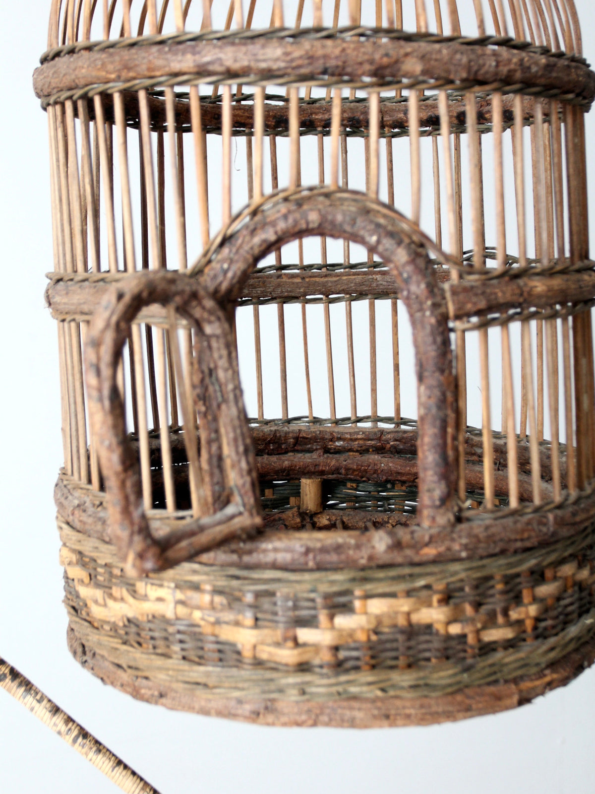 vintage wicker bird cage with stand – 86 Vintage
