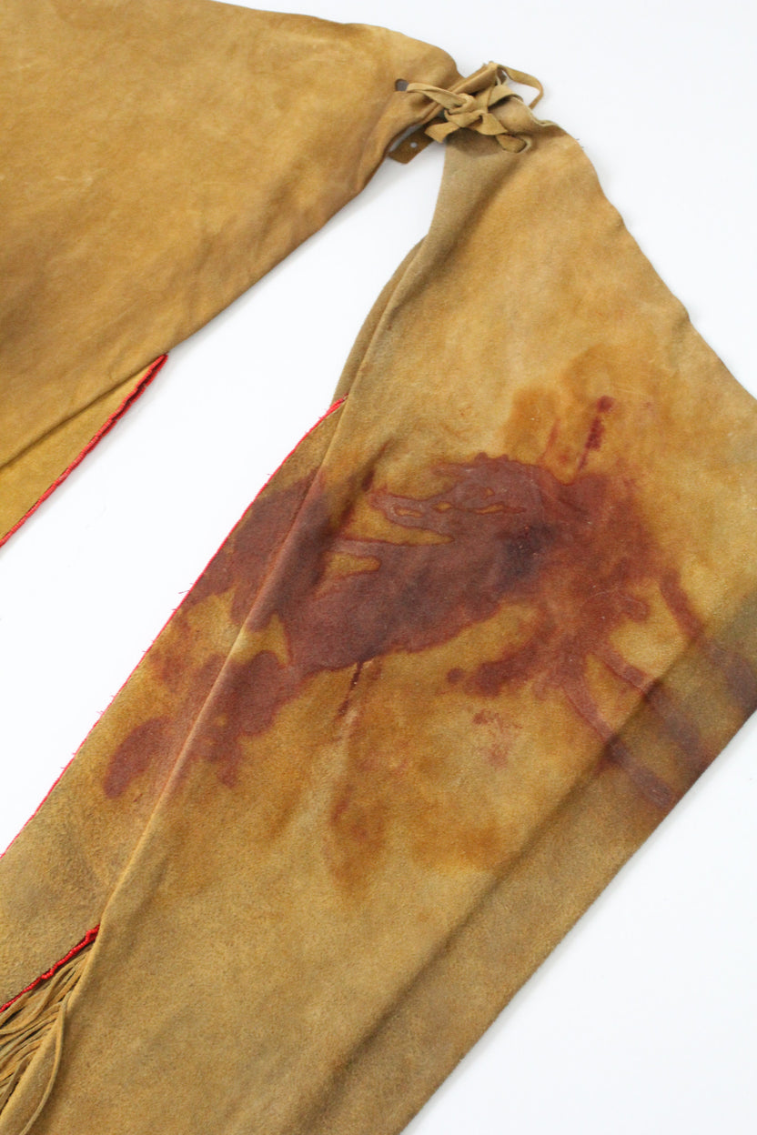 vintage Native American buckskin chaps – 86 Vintage