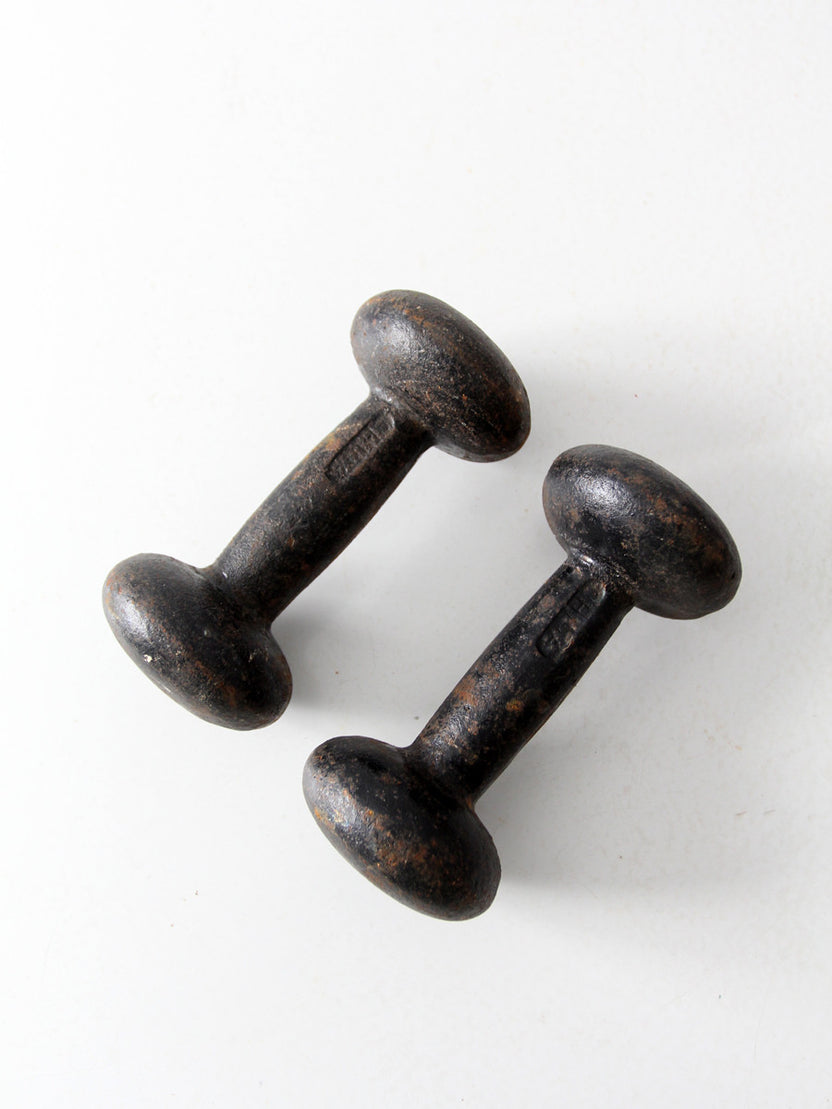 vintage 8 pound hand weights – 86 Vintage