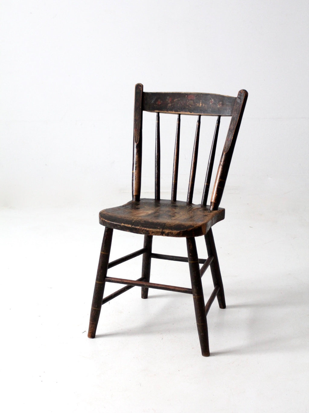 antique painted wood chair – 86 Vintage