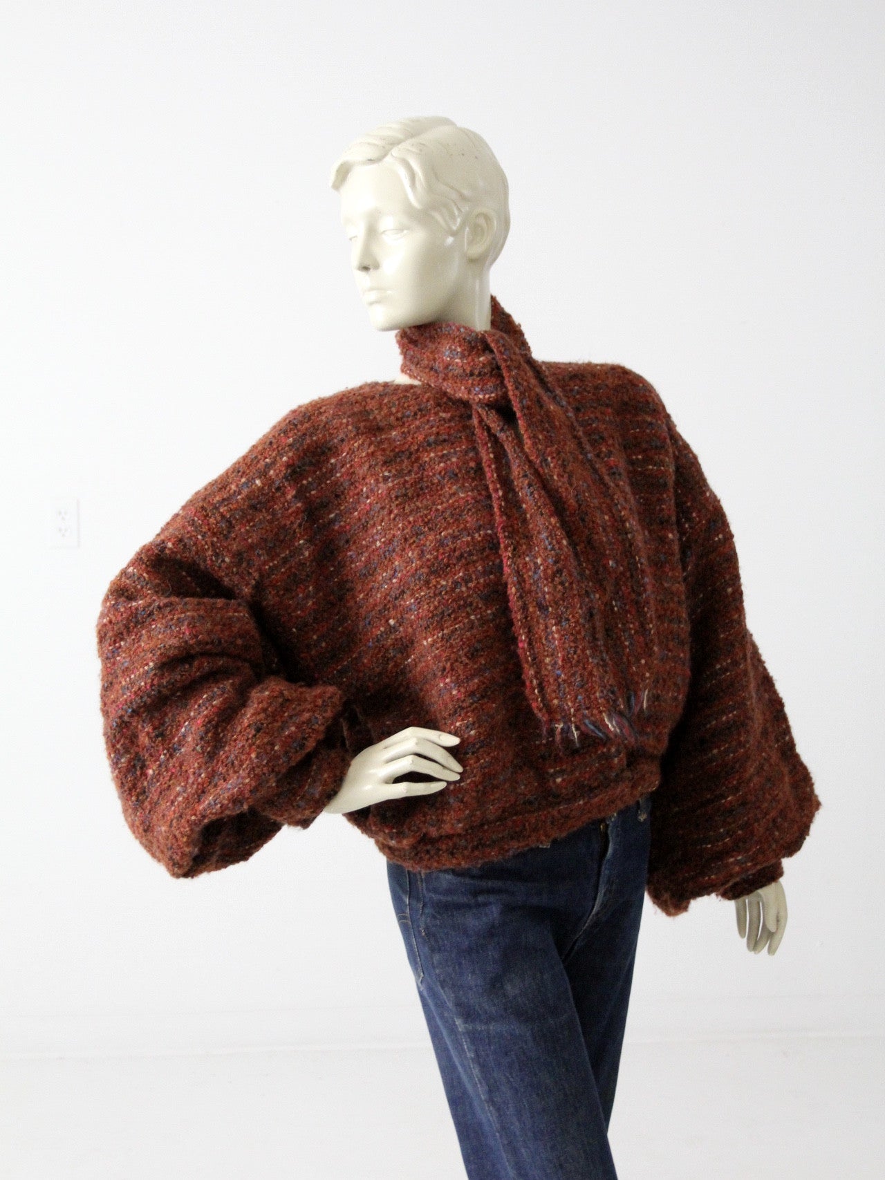 vintage 80s Nikos handwoven jacket – 86 Vintage