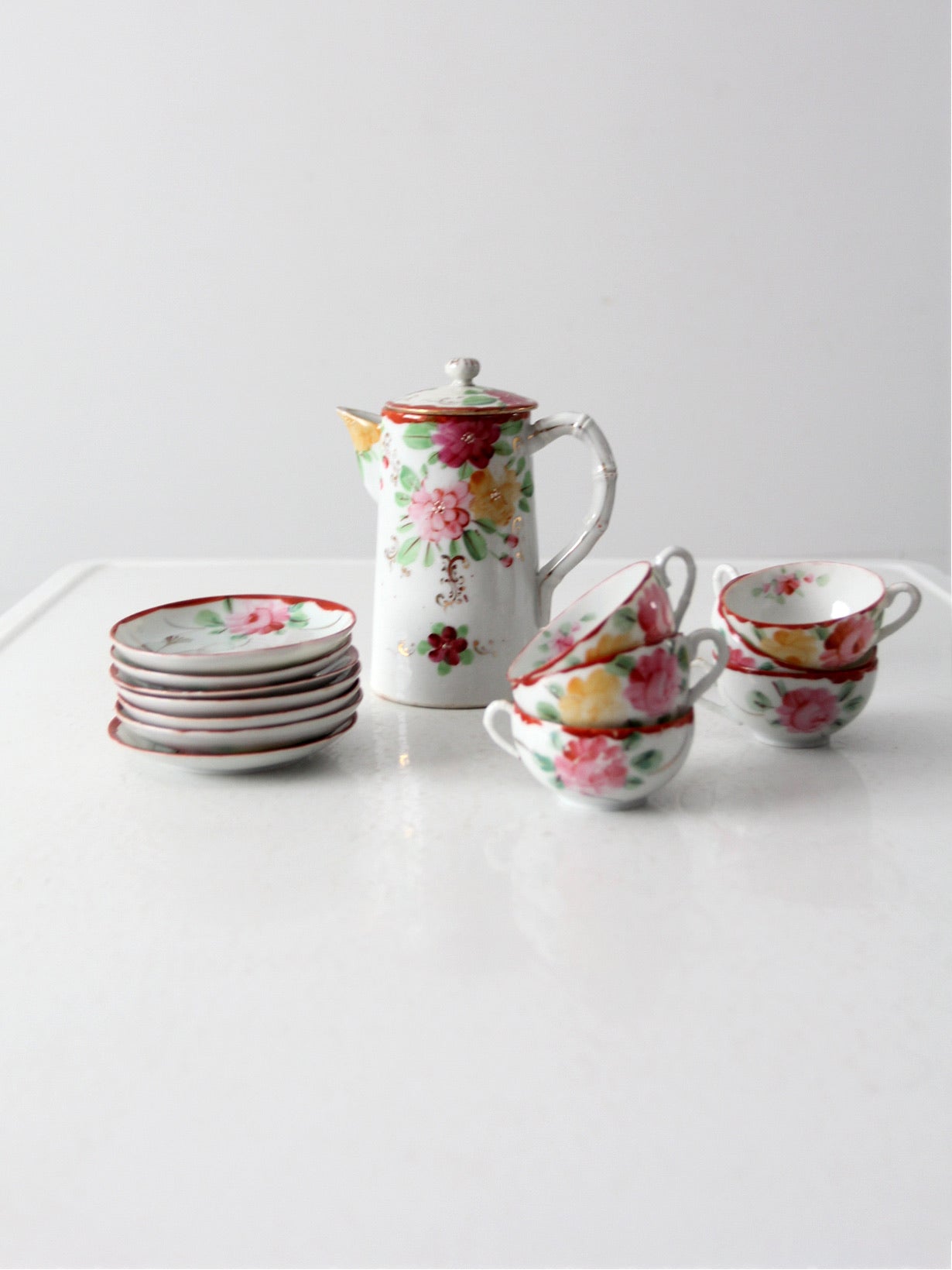 antique Japanese tea set, 13 pc – 86 Vintage