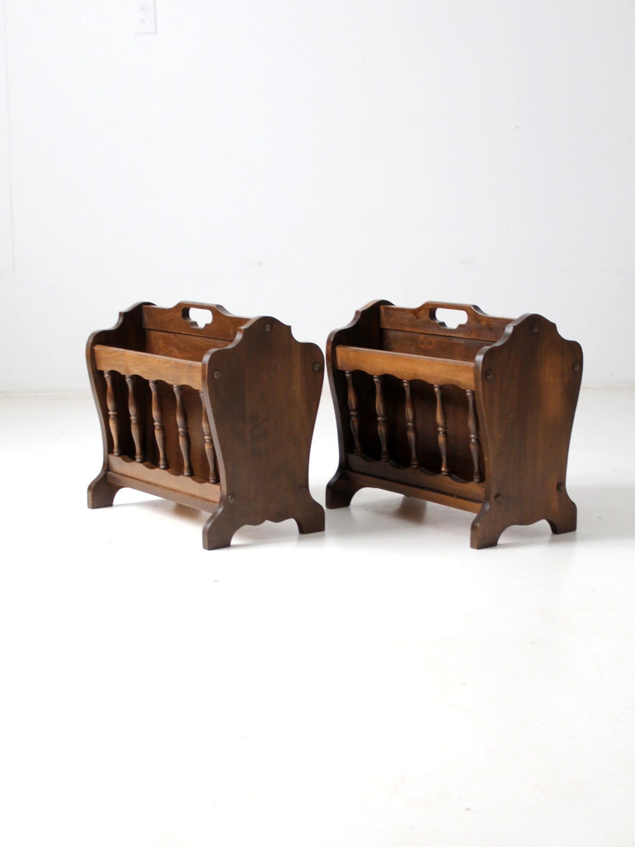vintage Leick magazine rack pair – 86 Vintage