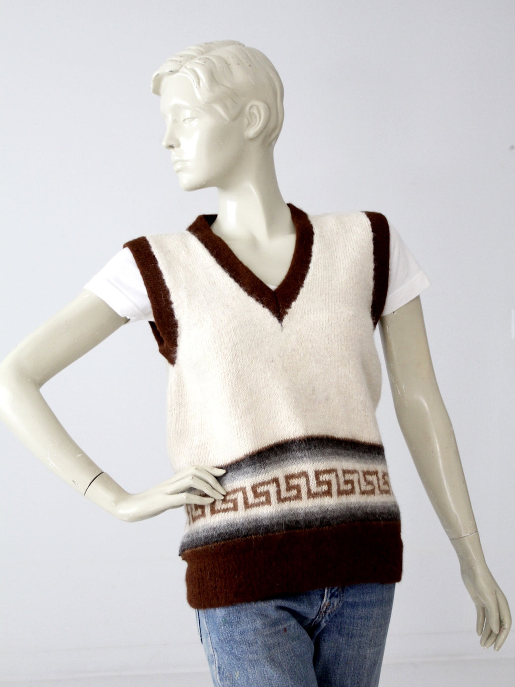 vintage 70s alpaca sweater vest – 86 Vintage