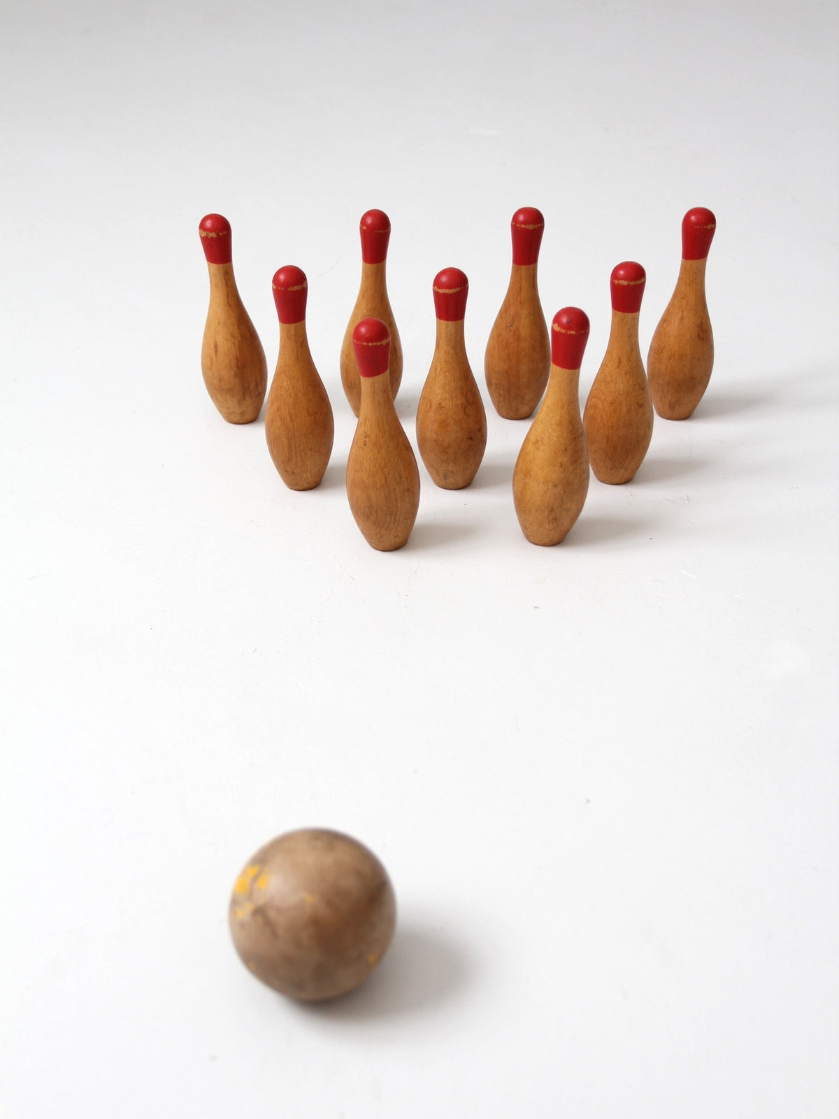 antique tabletop bowling game set – 86 Vintage