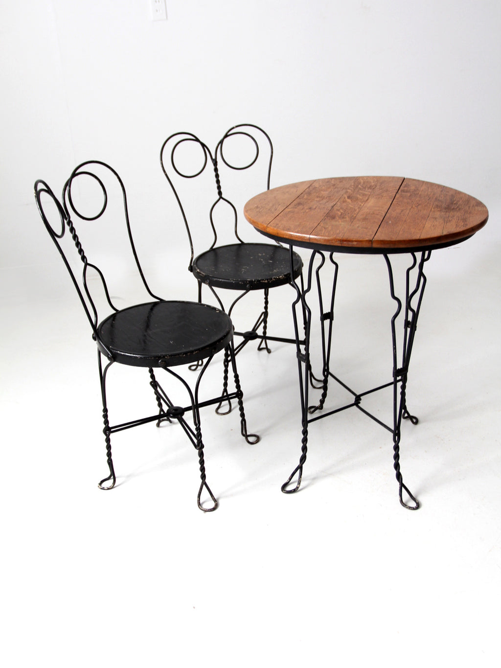 antique ice cream parlor table set – 86 Vintage