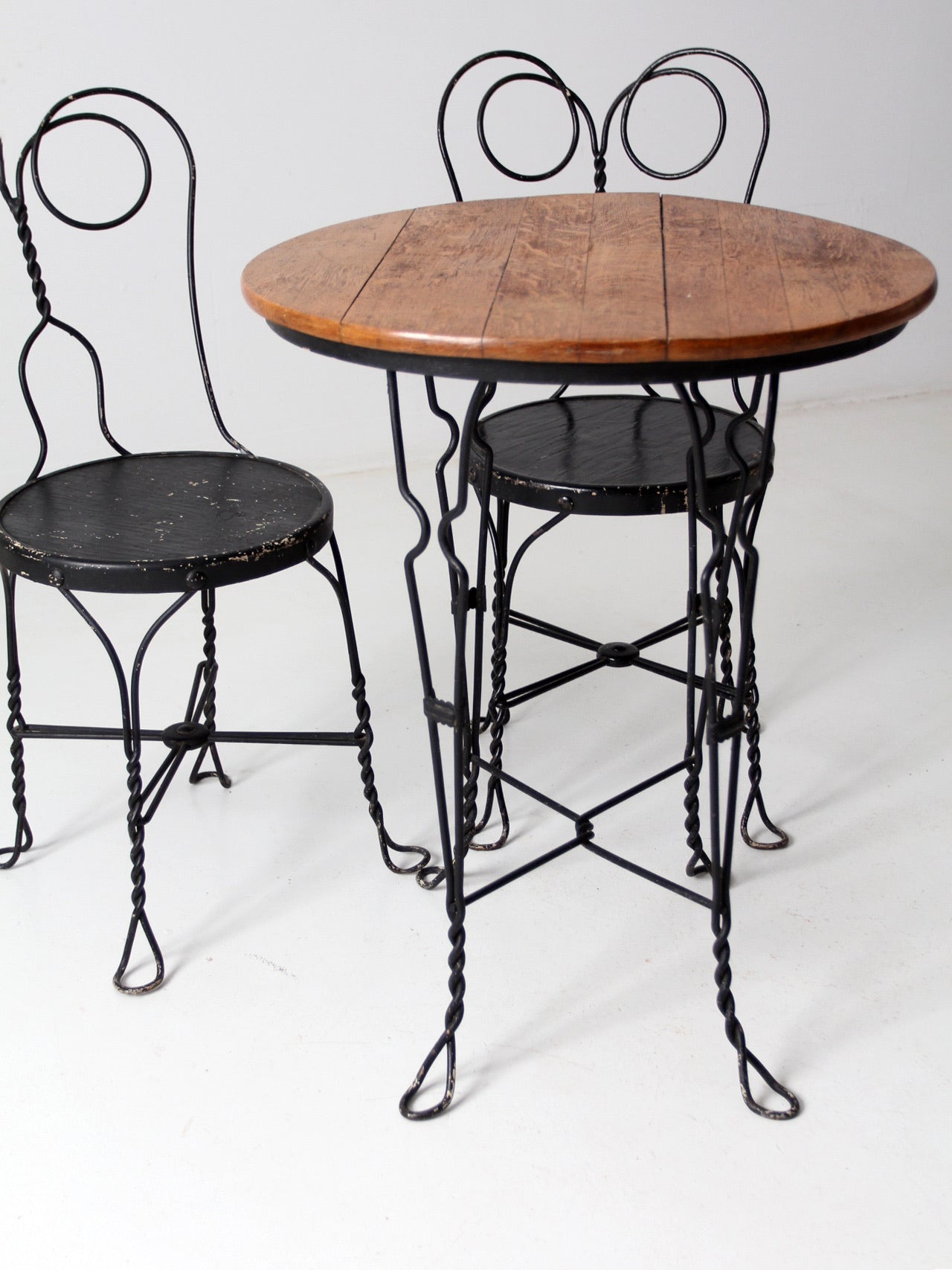 antique ice cream parlor table set – 86 Vintage