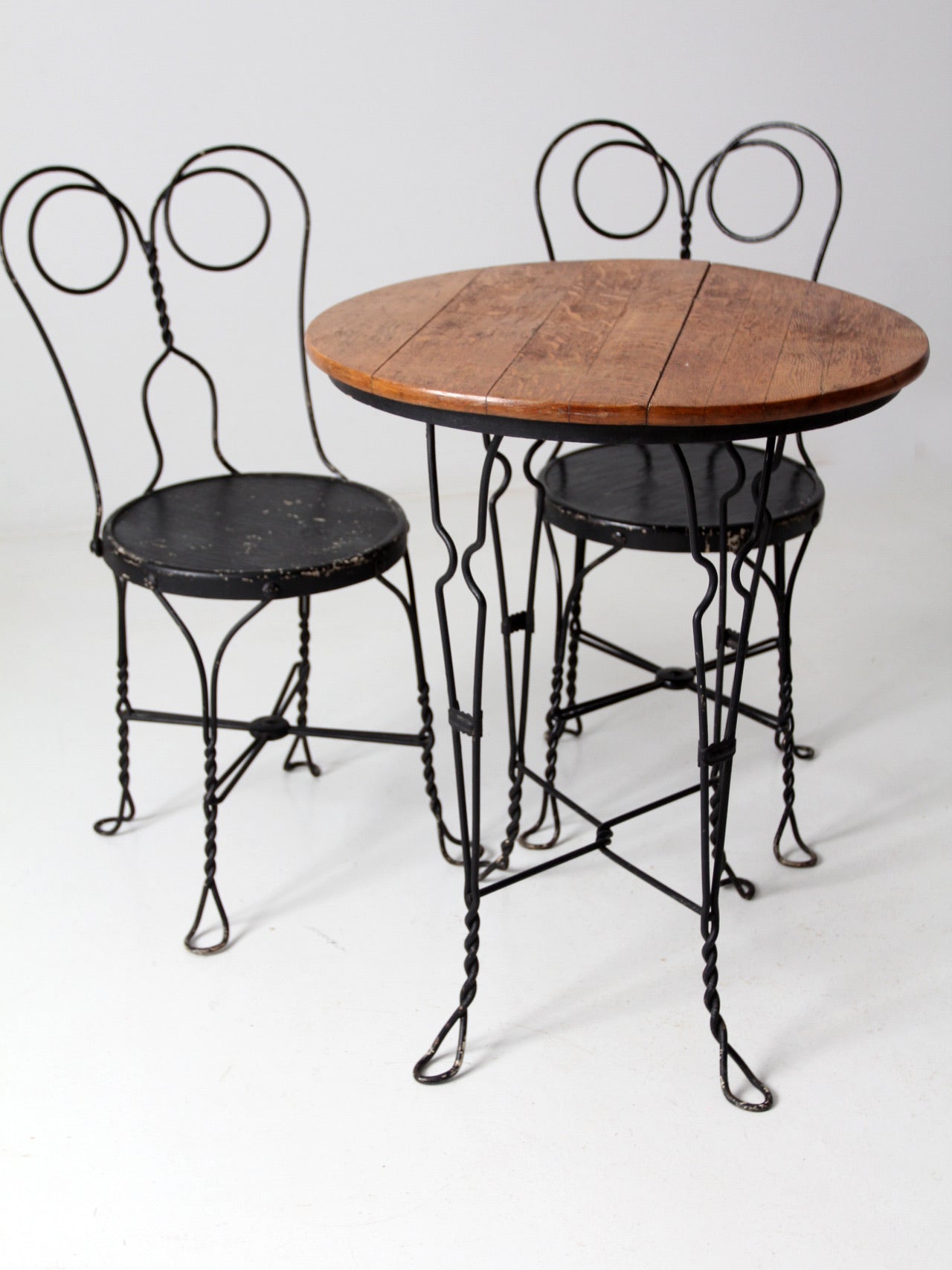 antique ice cream parlor table set – 86 Vintage