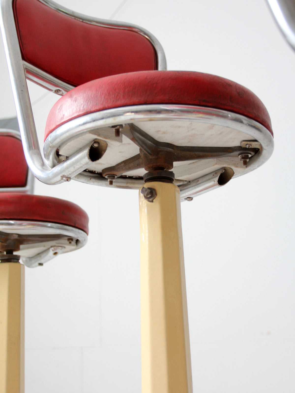 antique soda fountain counter stools set of 3 – 86 Vintage