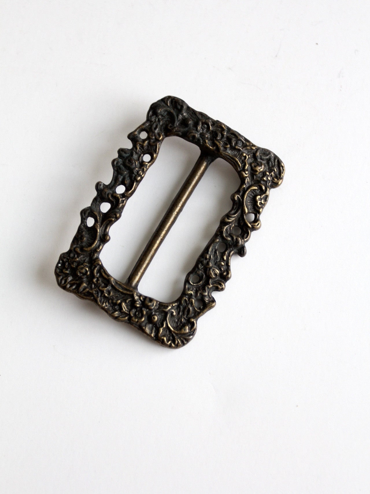 vintage brass slide buckle – 86 Vintage