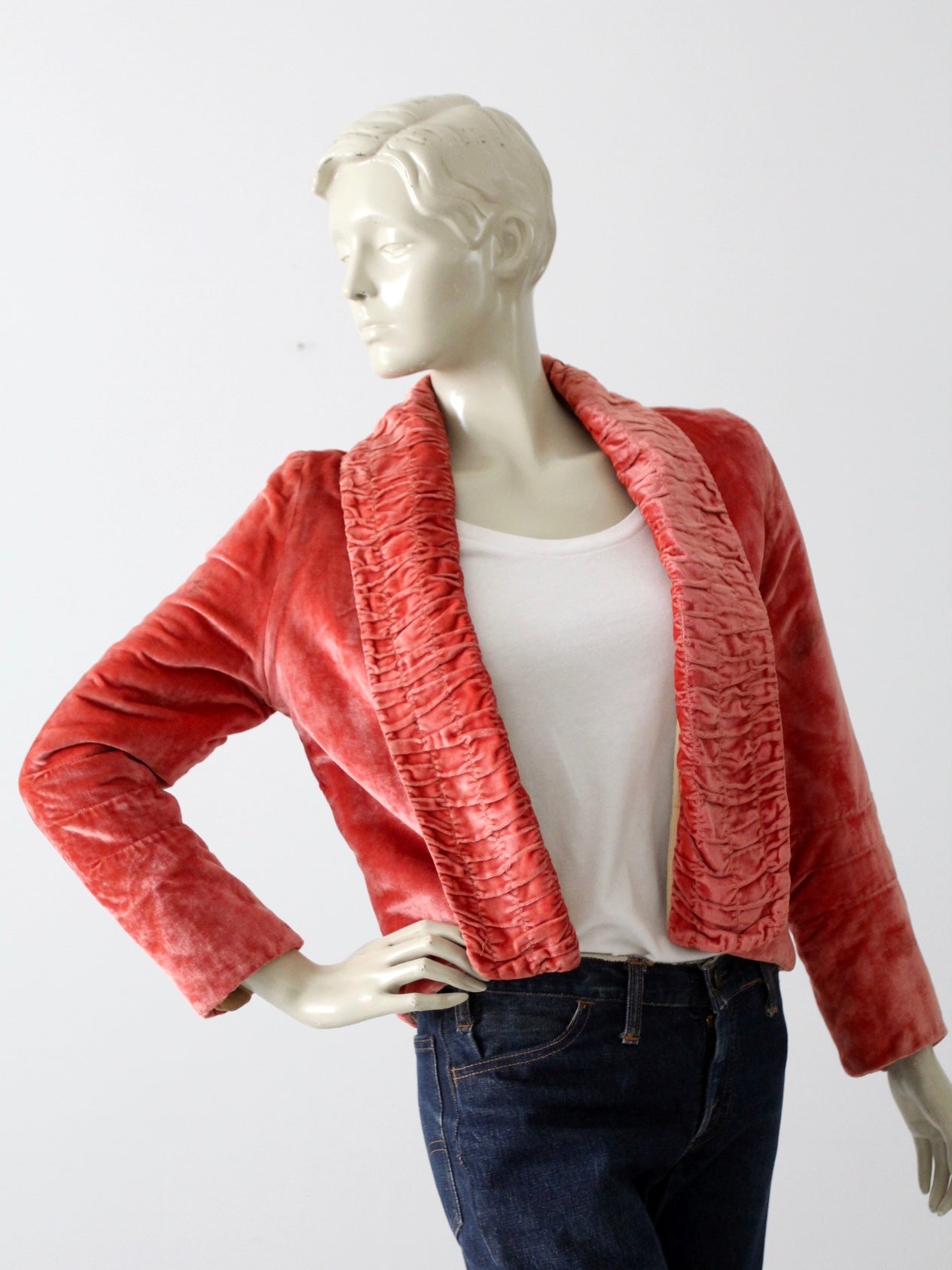 antique velvet jacket – 86 Vintage