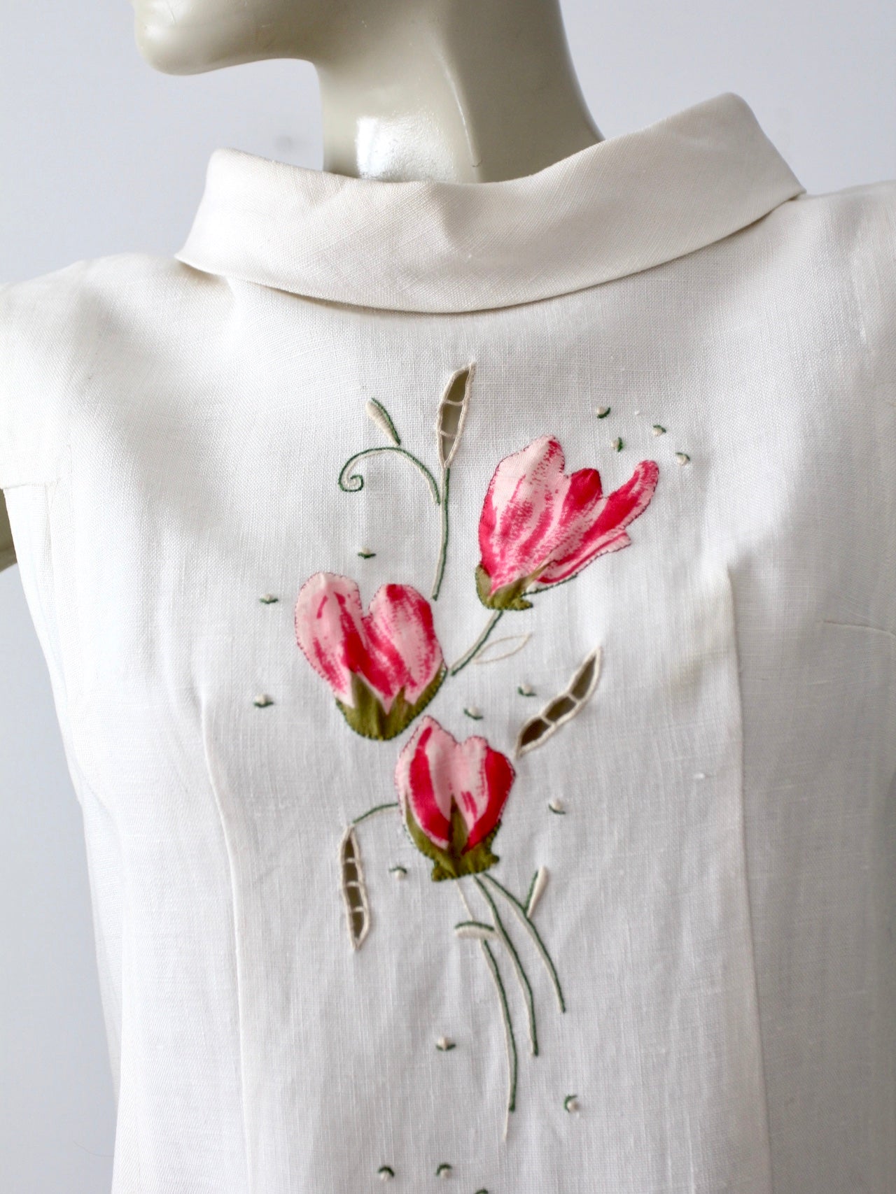 vintage linen shift dress – 86 Vintage