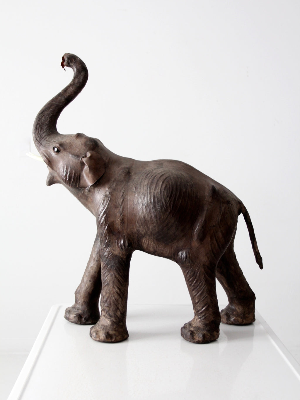 antique leather elephant – 86 Vintage