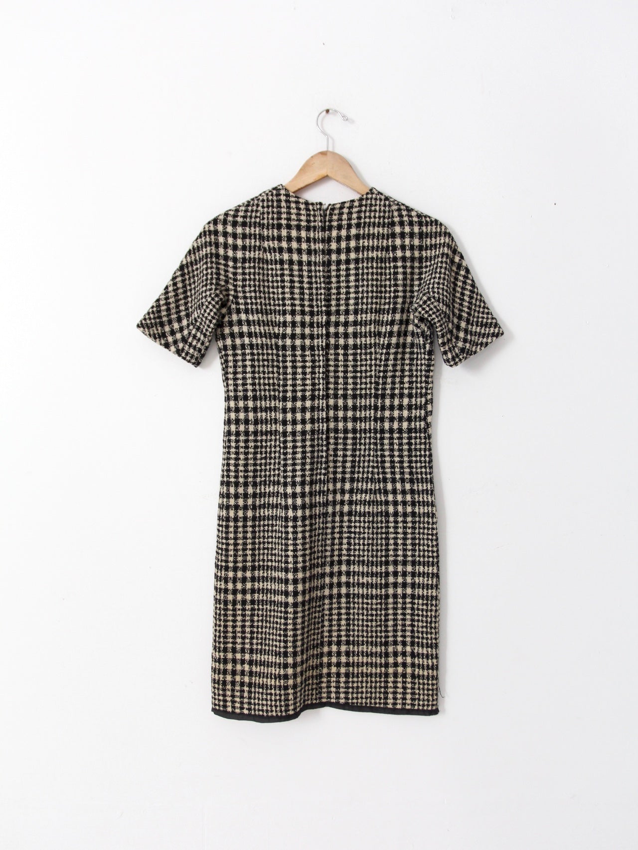 vintage 60s plaid wool dress – 86 Vintage
