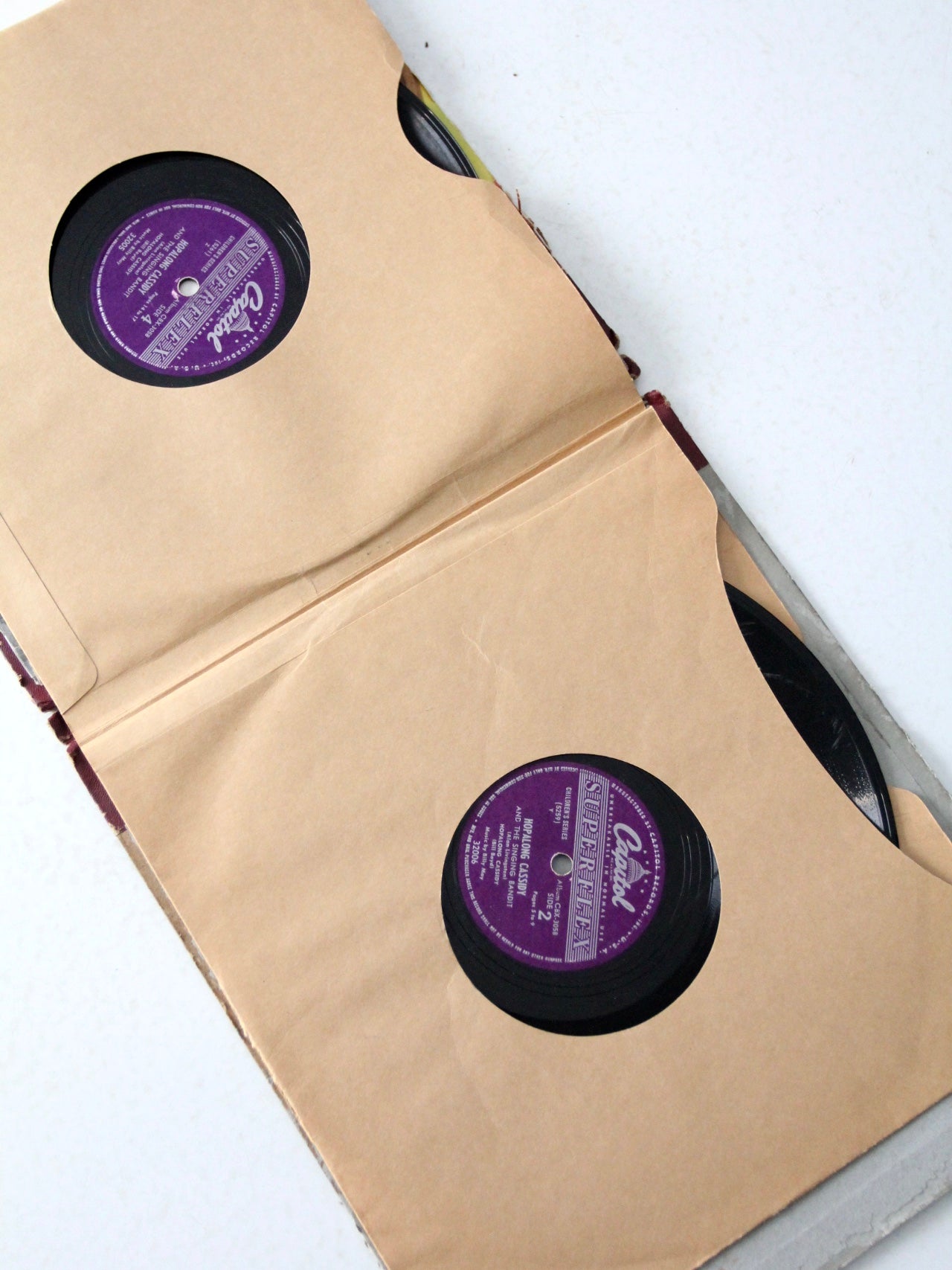 1950s Hoplalong Cassidy boots and record book – 86 Vintage