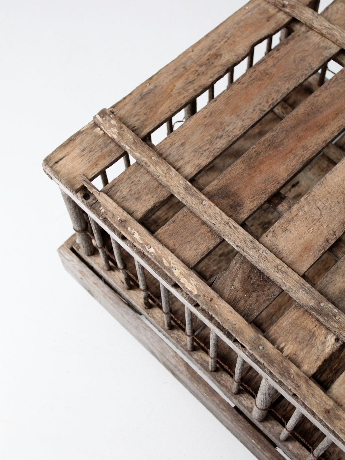 primitive farm cage trunk crate – 86 Vintage