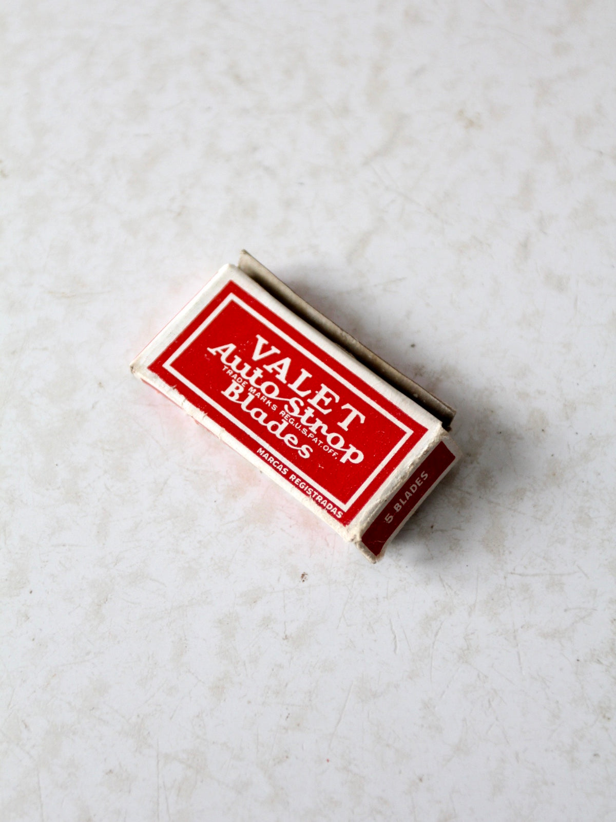 antique brass grooming stand with mirror and Gillette razor – 86 Vintage