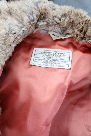 vintage 70s rabbit fur coat – 86 Vintage